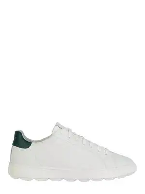 Geox Spherica™ Ecub-1 Leather-upper Sneakers - White