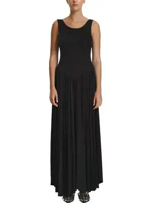 PNK Open-back Maxi Dress - Black