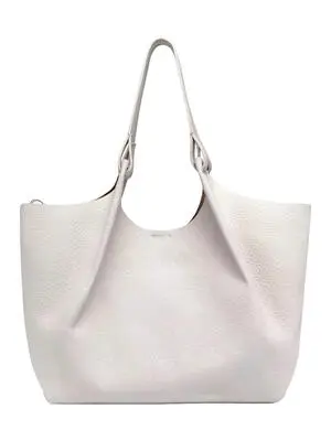 GIANNI CHIARINI Pebbled Shoulder Bag - White