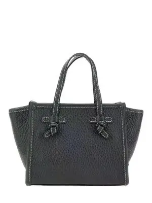 MARCELLA CLUB Miss Marcela Leather Mini Bag - Black