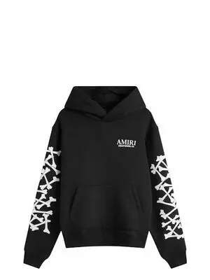 Amiri Stacked Bones Hoodie - Black/white