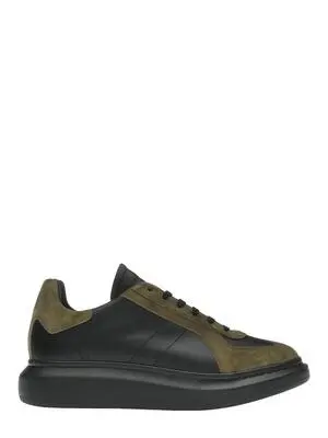 Alexander McQueen Oversized Retroin Sneakers - Black/mud