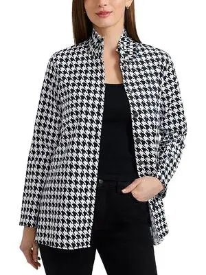Foxcroft Carolina Shirt Jacket - Black/ White
