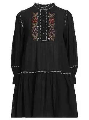 Antik Batik Mini Dress - Black