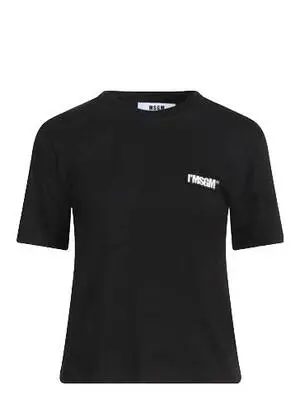 MSGM Cotton T-shirt - Black
