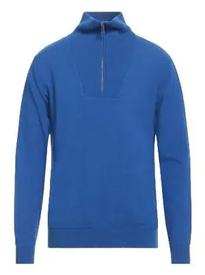 DANIELE FIESOLI Sweater In Merino Wool And Cotton - Blue