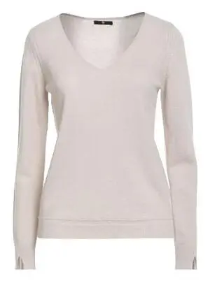 MAX & MOI Solid Cashmere V-Neck Sweater