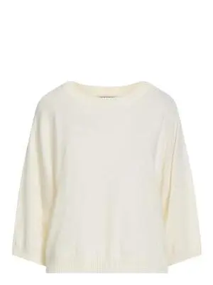 Max & Moi Cashmere Crewneck Sweater - White