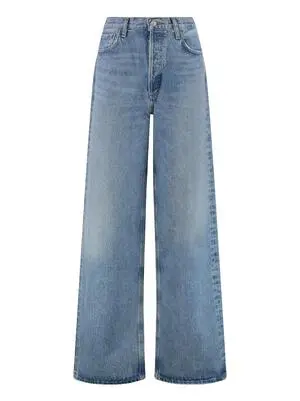 AGOLDE Low Slung Puddle Straight Leg Jeans
