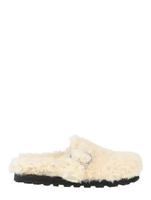 JIL SANDER Mules & Clogs Shearling - White