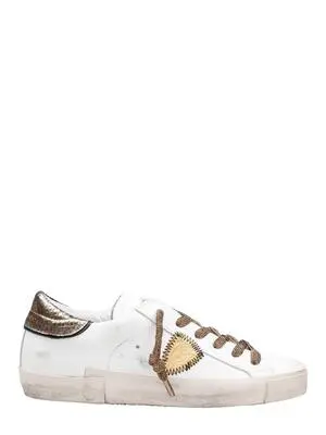 Philippe Model Leather Sneakers - White