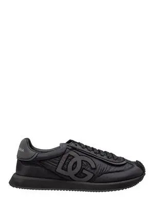 Dolce & Gabbana Nylon And Suede Sneakers - Black