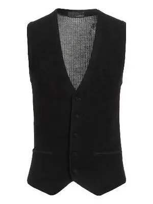 LARDINI Tailored Vest - Black
