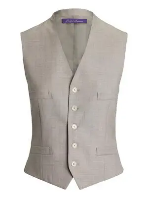 Ralph Lauren Wool Waistcoat - Grey