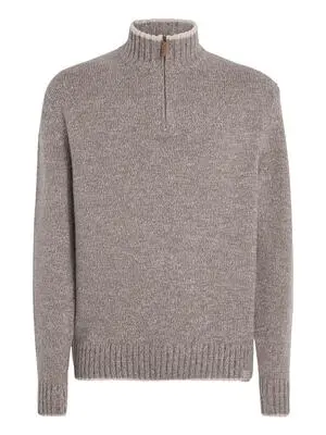 PAUL & SHARK Wool-Cashmere Heavy Knit Pullover Sweater