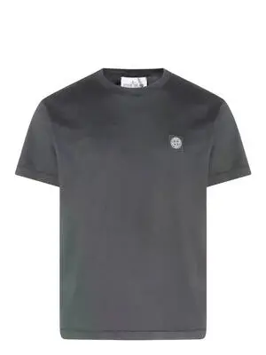 Stone Island Logo-patch T-shirt Grey
