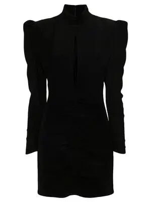 ALESSANDRA RICH Alessandra Rich Cut-Out Silk Minidress