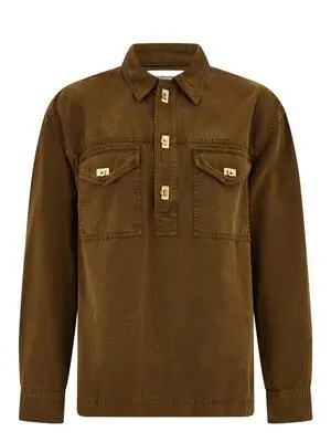 FERRAGAMO Workwear Shirt - Brown