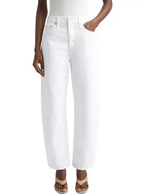 Alaïa Low Round Jeans - Blanc
