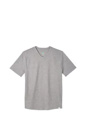 MYLES APPAREL Everyday V-neck T-shirt - Heather Gray