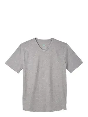 MYLES APPAREL Everyday V-neck T-shirt Heather Gray