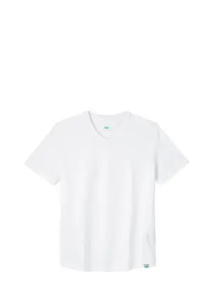 MYLES APPAREL Everyday V-neck T-shirt - White