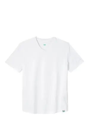 MYLES APPAREL Everyday V-neck T-shirt White