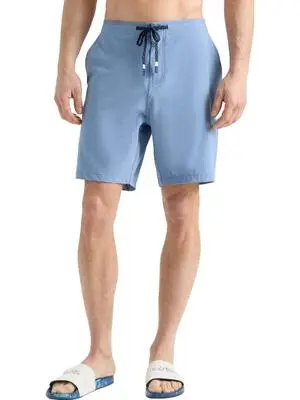 SALT LIFE Chino-style Tournament Walking Shorts - Harbor Blue Heather