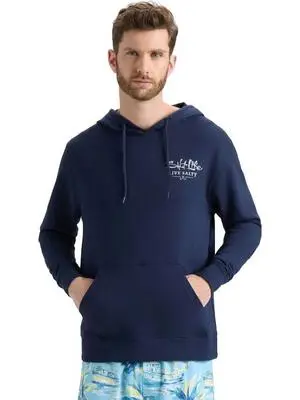 SALT LIFE Ocean Kin Long Sleeve Pullover Hoodie - Navy