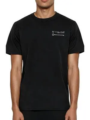 D.RT Eleven Key Graphic T-shirt - Black