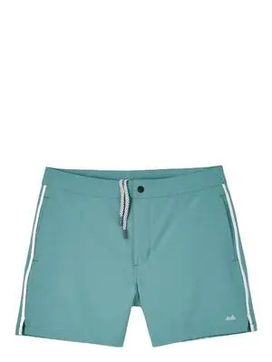 MYLES APPAREL Sutro Swim Trunk Green Gray