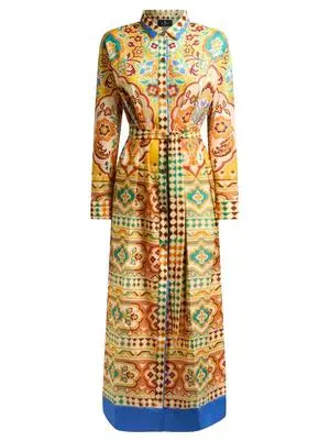 Etro Printed Shirtdress - Neutrals