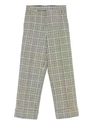 Thom Browne Gunclub-check Tweed Trousers - Neutrals