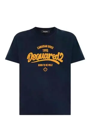 Dsquared2 Graphic Print T-shirt - Blue