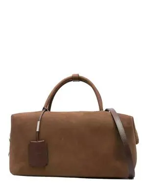 Max Mara Medium Suede Tote Bag - Brown