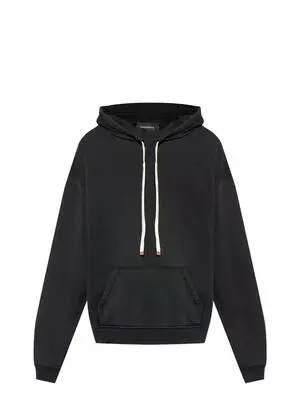 Dsquared2 Kangaroo-pocket Drawstring Hoodie - Black