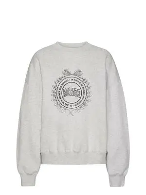 ROTATE BY BIRGER CHRISTENSEN Logo Embroidery Sweatshirt - Neutrals