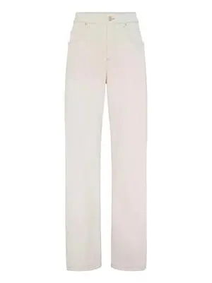 Brunello Cucinelli Straight Leg Jeans - Neutrals