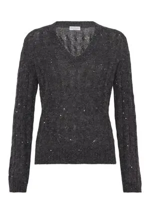 BRUNELLO CUCINELLI Cable-Knit Sweater