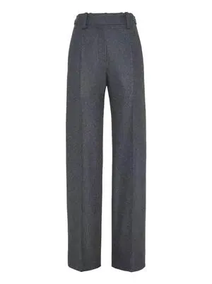 Brunello Cucinelli Tailored Wool Trousers - Grey