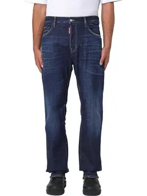 Dsquared2 Distressed Cotton Jeans - Denim