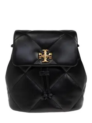 Tory Burch Kira Diamond Mini Leather Backpack - Black