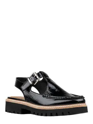 DONALD PLINER Cutout Slingback Loafer - Black