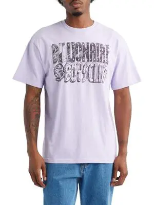 BILLIONAIRE BOYS CLUB Bb Sketch Graphic T-shirt - Pastel Lilac