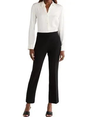 Max Mara Haven Slim-fit Cady Trousers - Black