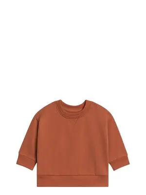COLORED ORGANICS Quinn Organic French Terry Pullover Sweatshirt - Copper