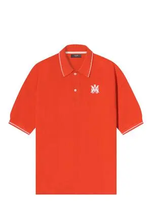 Amiri Solid Short-sleeve Polo - Orange