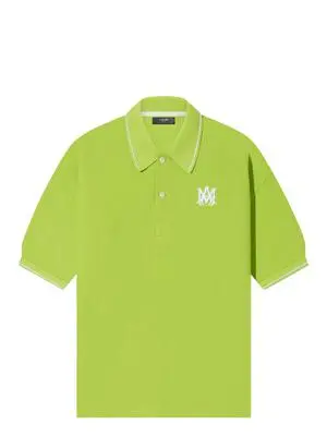 Amiri Solid Short-sleeve Polo - Green