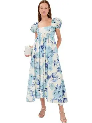 Azeeza Rory Midi Dress - Blue Rose