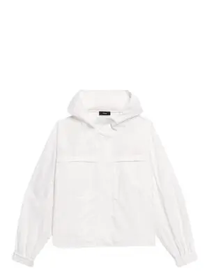 Theory Gathered Hooded Jacket - White